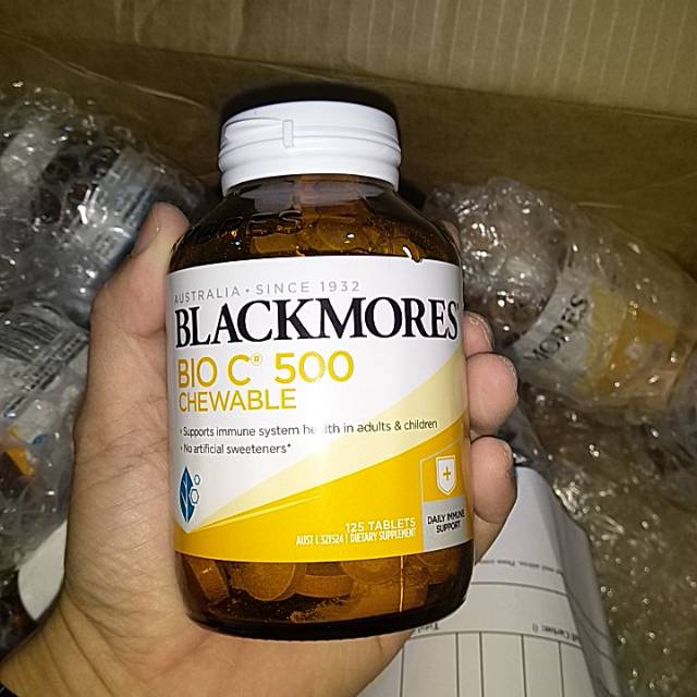 Blackmores Bio C @ 500 Chewable 125 Tablets | Shopee Philippines
