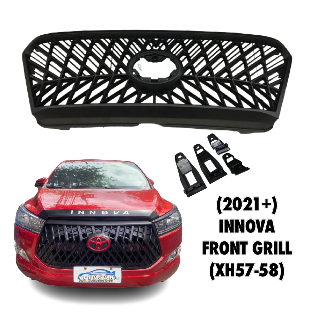OC 2021 2022 2023 Toyota Innova Car Front Bumper Hood Grille Cover ...