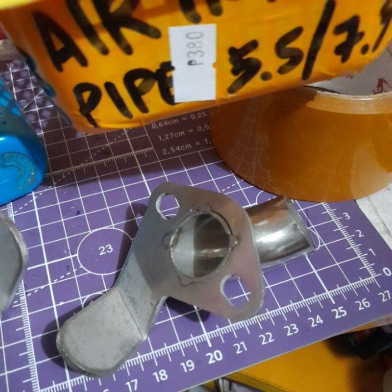 air intake pipe manifold stainless steel 5.5hp 7.5hp upto 18hp 26mm ...