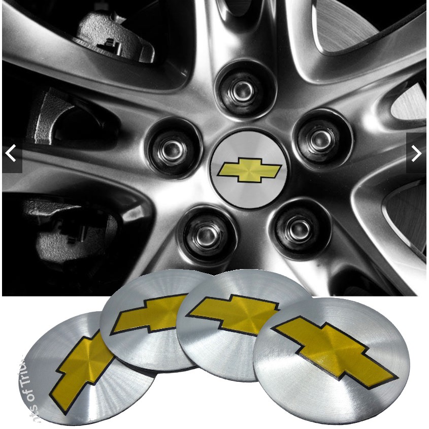 4PCS 56mm CHEVROLET Car Center Cap Emblem Wheel sticker Hub Caps Mags ...