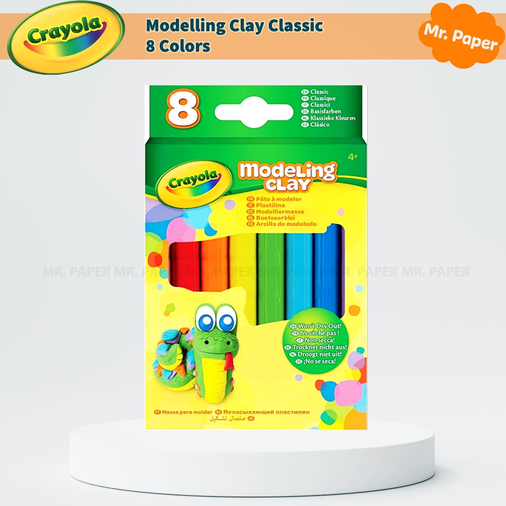 Crayola Modeling Clay Classic 8 Colors | Mr. Paper | Shopee Philippines