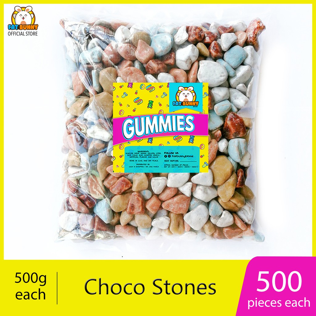 Food & Beverage Mega Asia Choco Stones/ Choco Rock 500g | Shopee ...