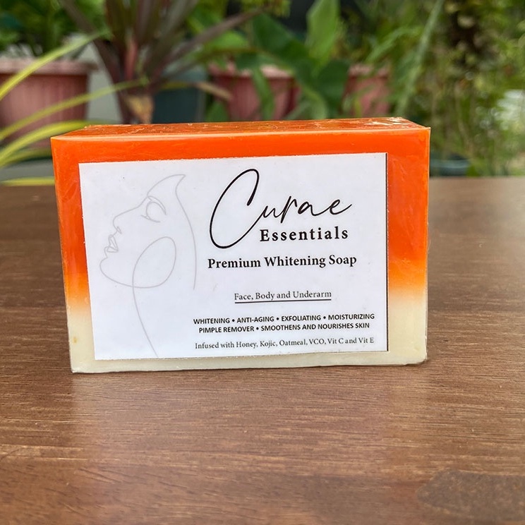 Curae Essentials Premium Whitening Set (Deo + Soap + Scrub) | Shopee ...
