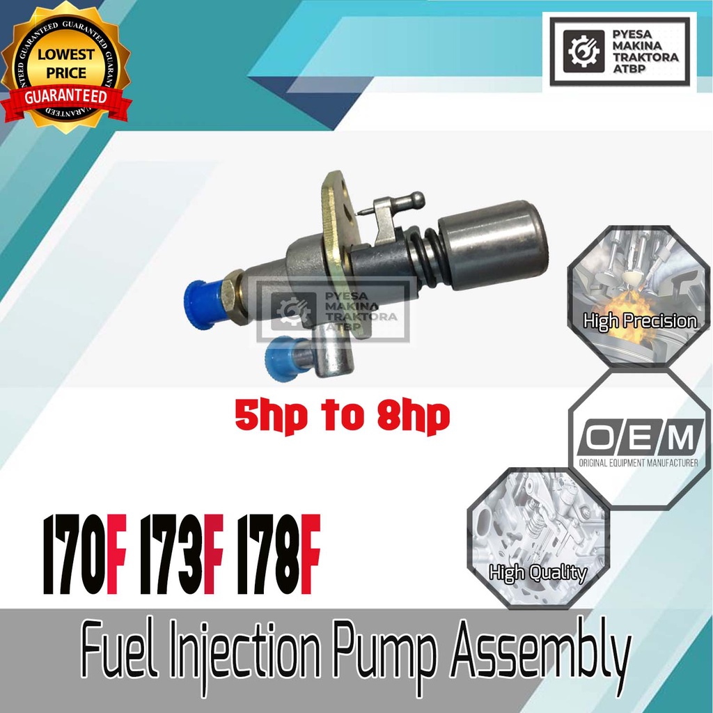 Fuel Injection Pump Assembly Assy 170F 173F 178F 5hp to 8hp Air Cooled ...