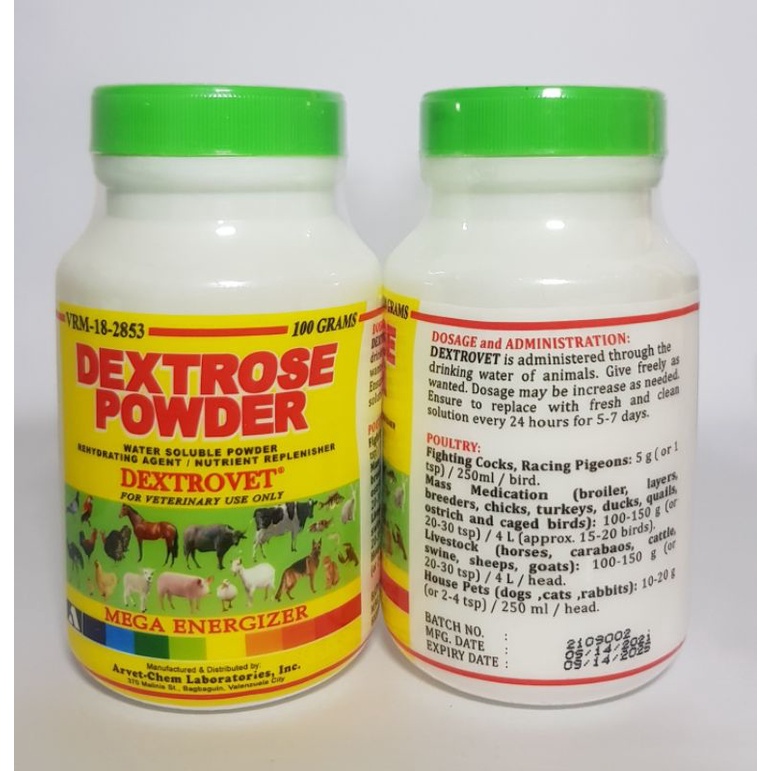 Dextrose Powder - DEXTROVET 100g | Shopee Philippines