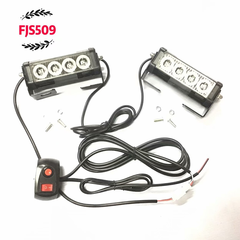 FJS509 Federal 4 LED traffic strobe lights bar police LED light ...