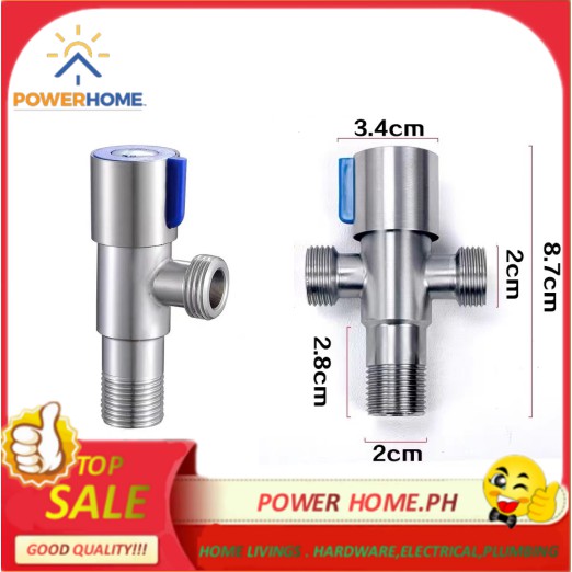 stainless 304 one way angle valve 1/2X1/2, two way angle valve 1/2X1/2 ...