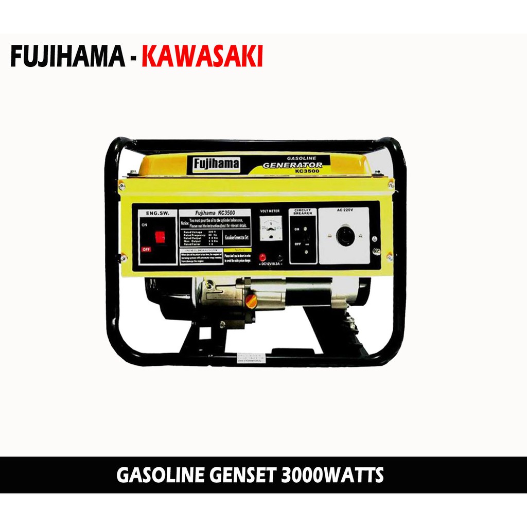 Fujihama KC3500 Portable Gasoline Generator | Shopee Philippines