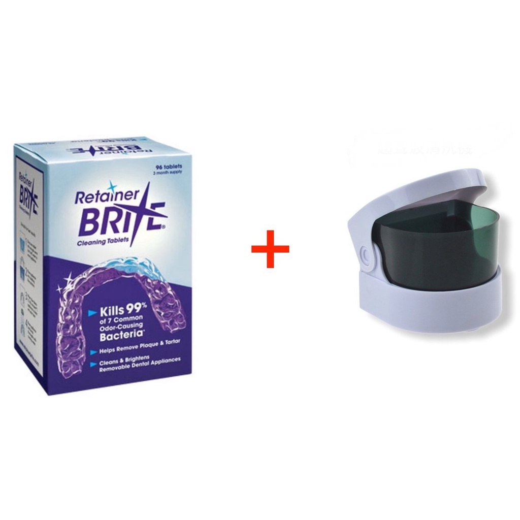 Dentsply - Retainer Brite for Cleaner Retainers ( 96 Tablets for Three ...