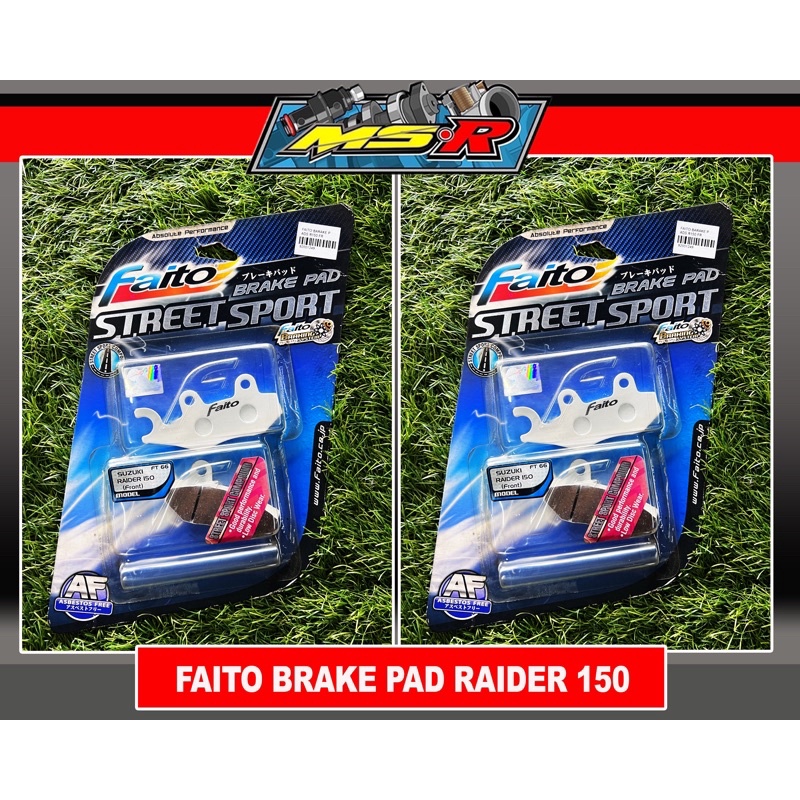 FAITO DISK PAD STREET SPORT for SUZUKI RAIDER150 (FRONT) | Shopee ...