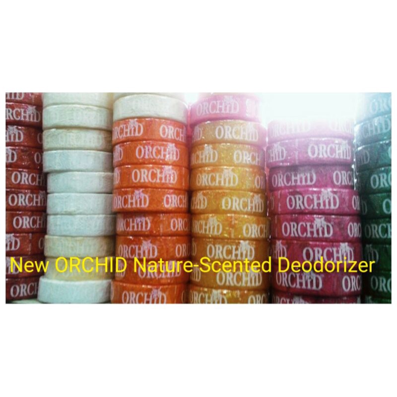 New ORCHID Toilet/Bathroom Deodorizer 50g/100g | Shopee Philippines