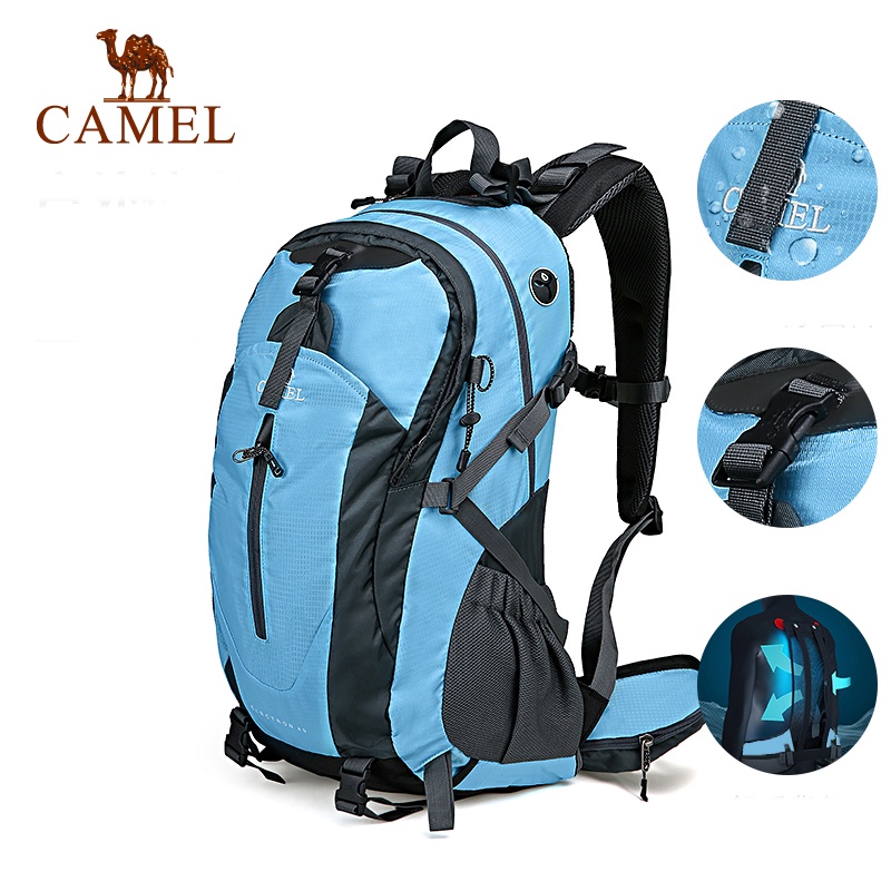 CAMEL backpack has a lot of storage capacity, suitable for traveling ...