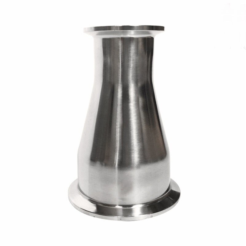 19 25 32 38 45 51mm Pipe OD x 1.5" 2" Tri Clamp Reducer SUS 304 316L ...