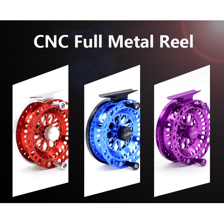 2BB CNC full Metal fly fishing Raft fish line wheel Micro-raft fishing ...