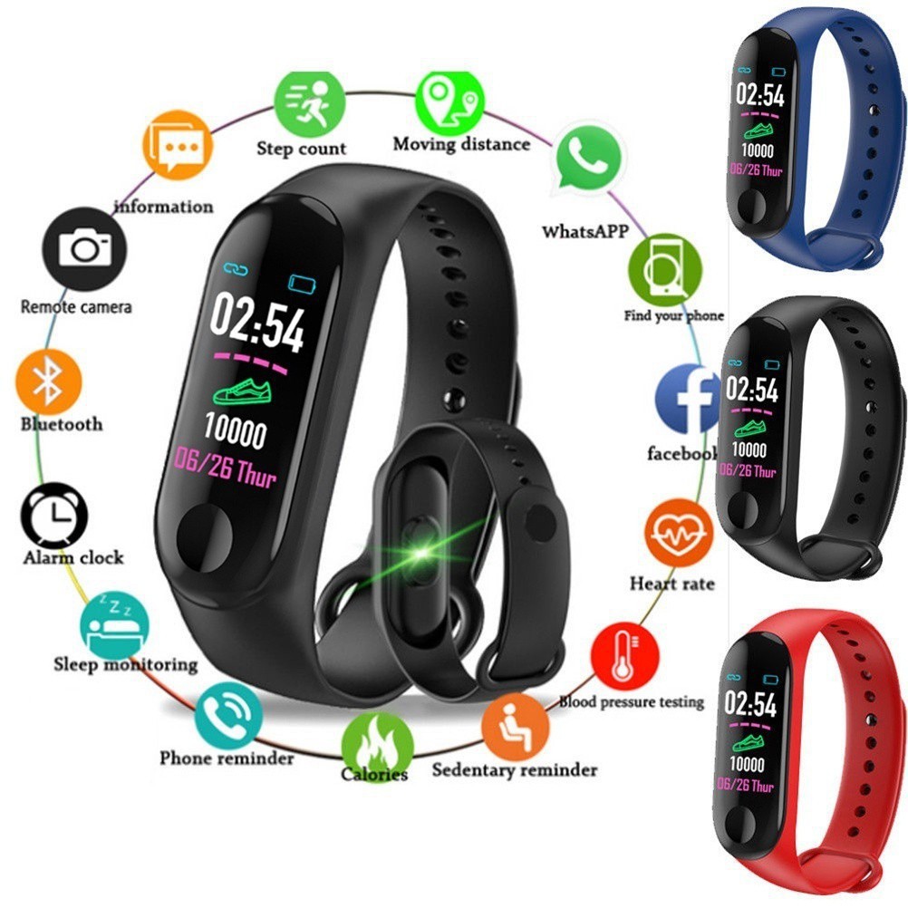 M4 Smart Watch Fitness Running Walking Tracker Heart | Shopee Philippines