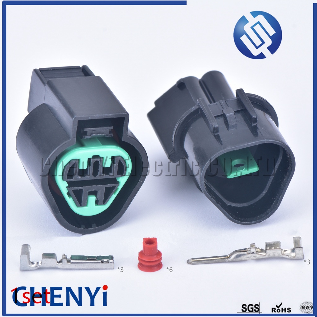 3 Pin way male female Kum Waterproof Electrical Wire Auto Connector ...