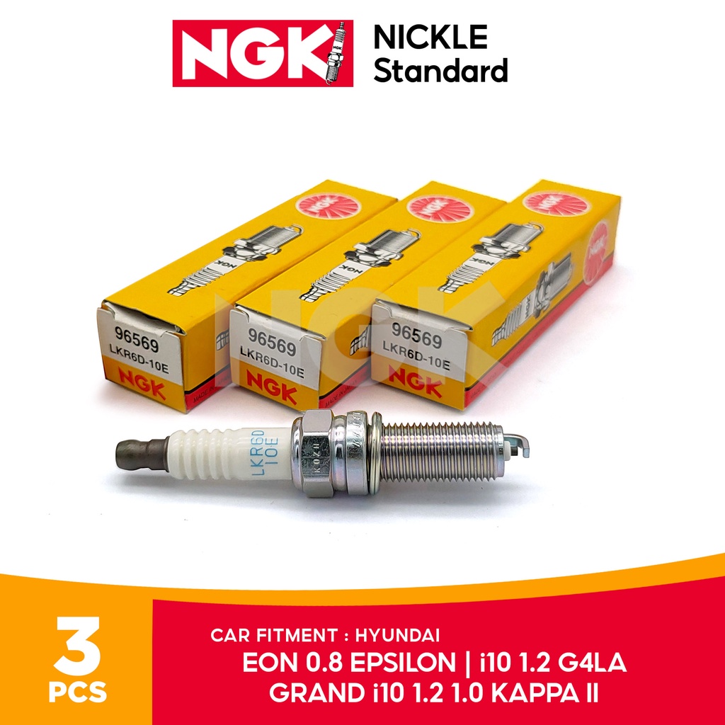 NGK LKR6D-10E Standard Spark plug for Hyundai Eon 0.8 GL GLS / i10 1.2 ...