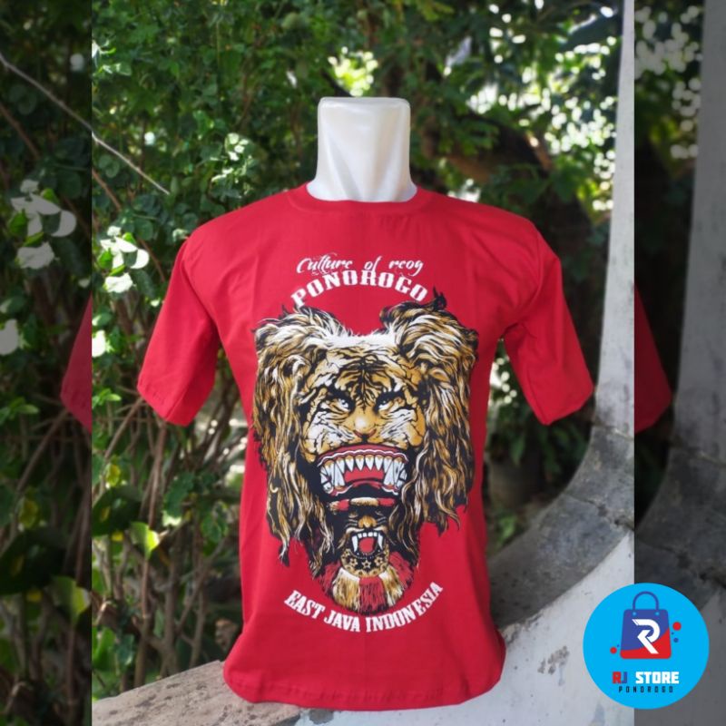 MERAH Culture OF REOG T-Shirt - INDONESIA REYOG REYOG (Red) | Shopee ...