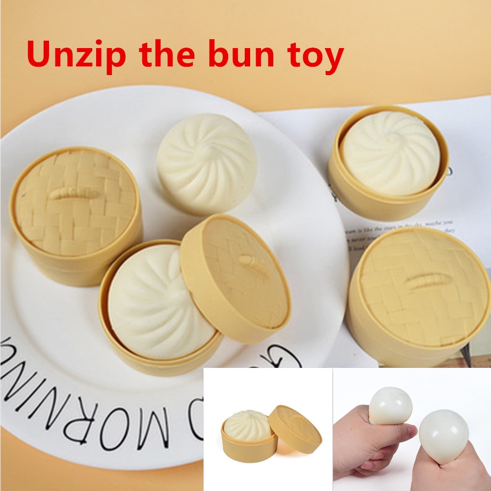 Simulation decompression vent steamed buns vent squeeze music slow ...