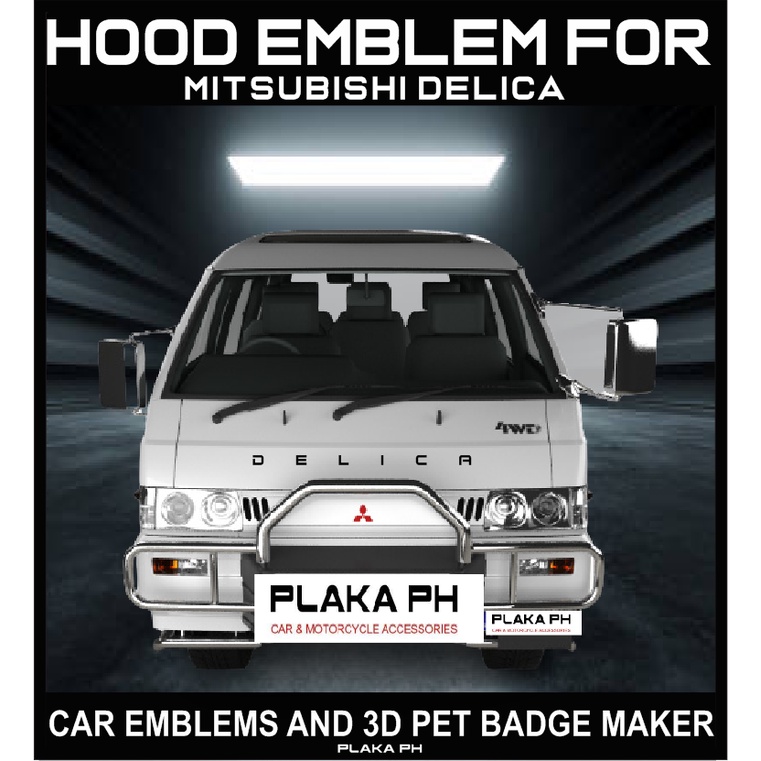 Hood emblem for Mitsubishi Delica | Shopee Philippines