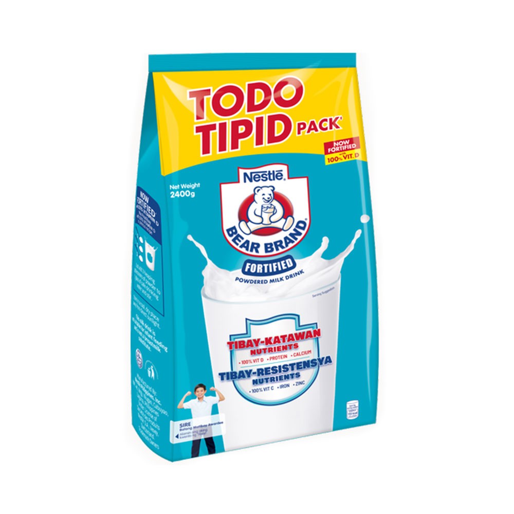 Bear Brand Fortified Powdered Milk Drink 2.4kg | Shopee Philippines
