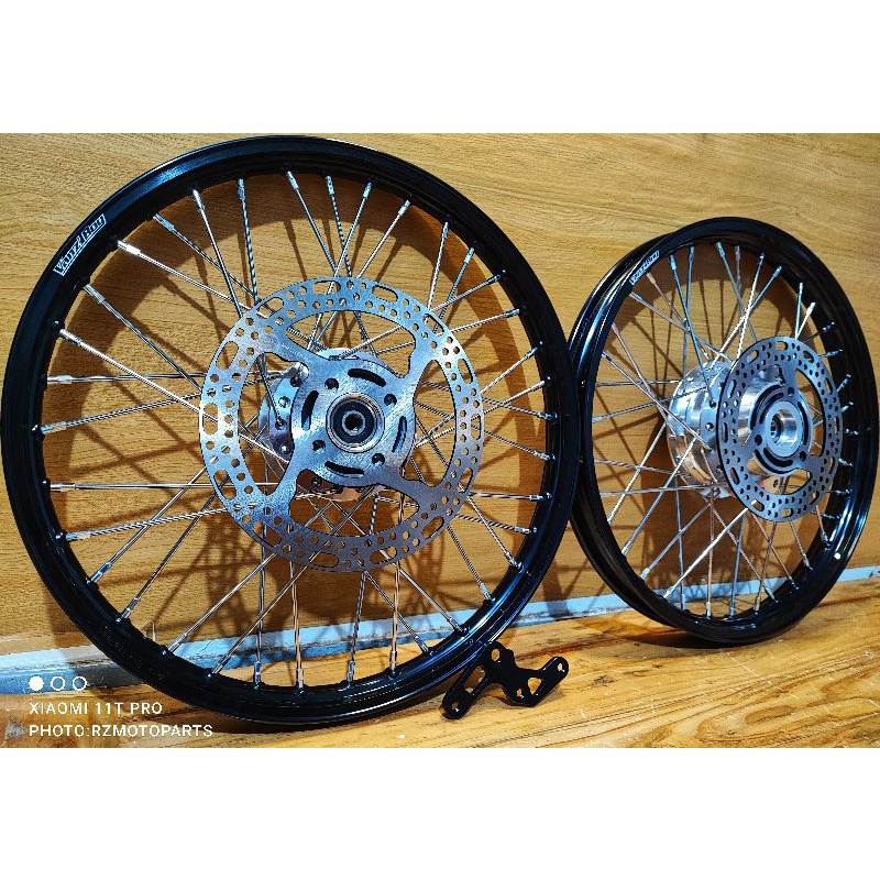 🇹🇭 VANZBOY R150 CARB/F.I RIMSET BLACK (ASSEMBLED) 1.2 at 1.4 | Shopee ...