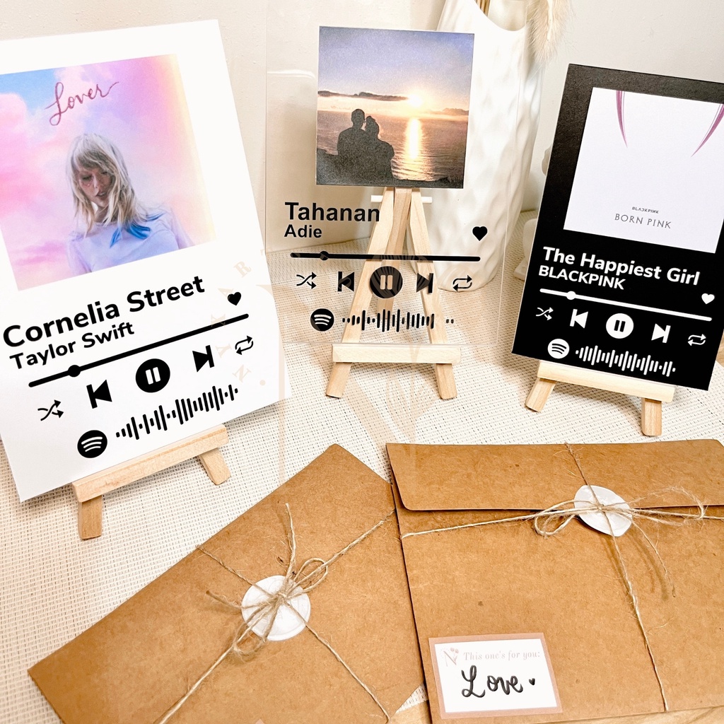 Spotify Frame Acrylic Glass - Customized/Personalized Gift Ideas ...