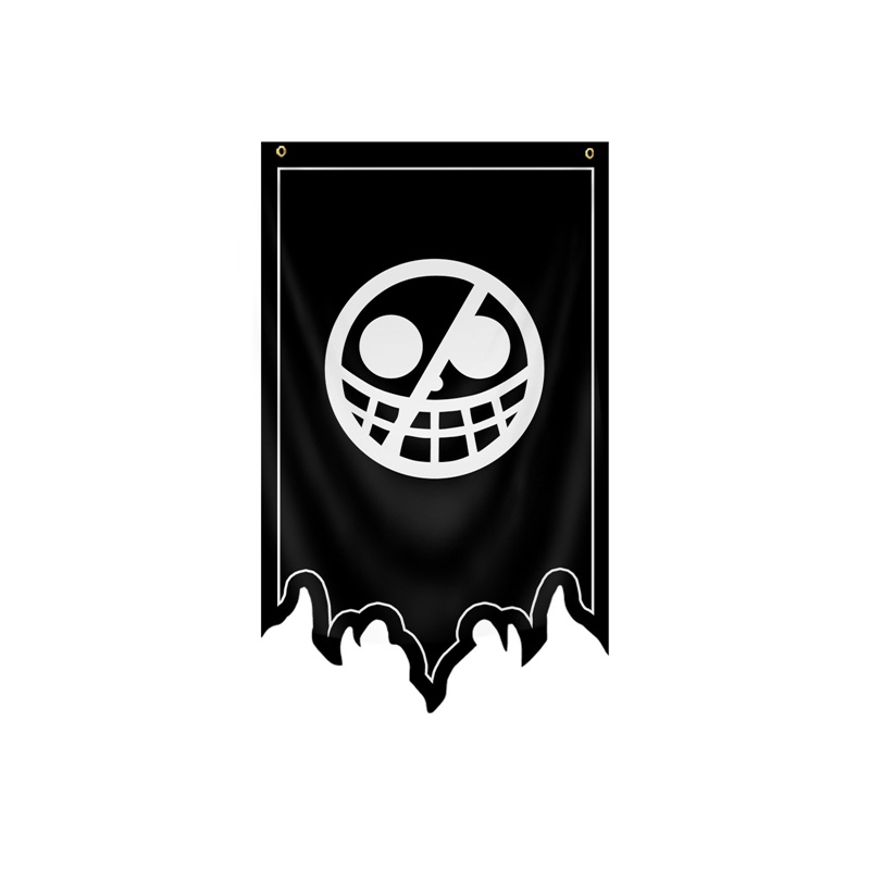 flowersqueen One Piece Straw Hat Pirate Flag Monkey D Luffy Banner ...