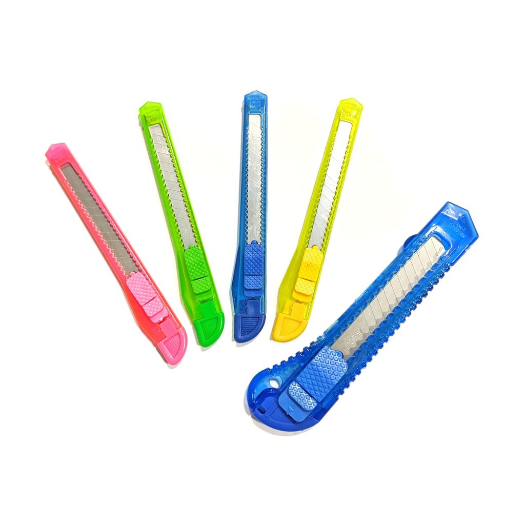 Small - Large Retractable Plastic Blade Cutter Arts & Crafts Cutting ...