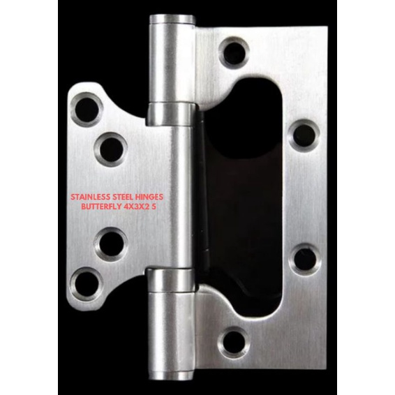 stainless steel hinges butterfly 4x3x2 5 ( 3 pcs/pack ) bisagra ...