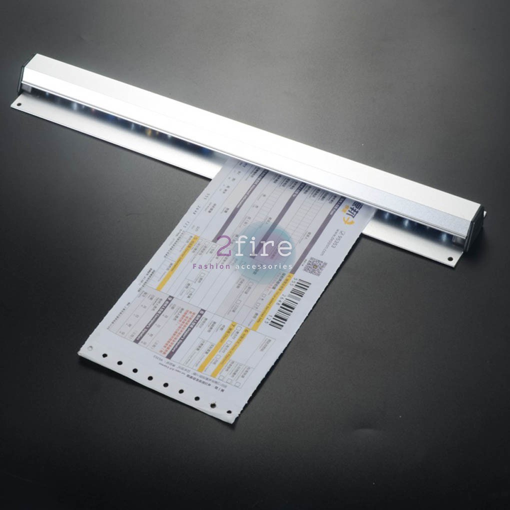 Wall Mounted Slide Check Rack Aluminum Food Bill Ticket Holder Kitchen ...