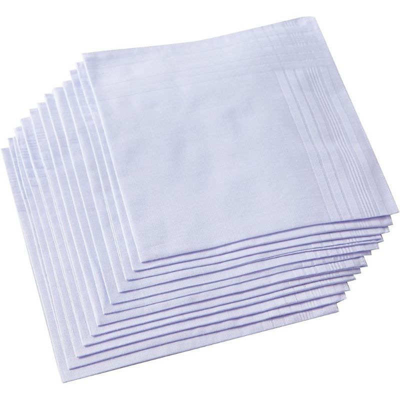 COD☑️12Pieces Plain White Scarf Handkerchief Panyo | Shopee Philippines