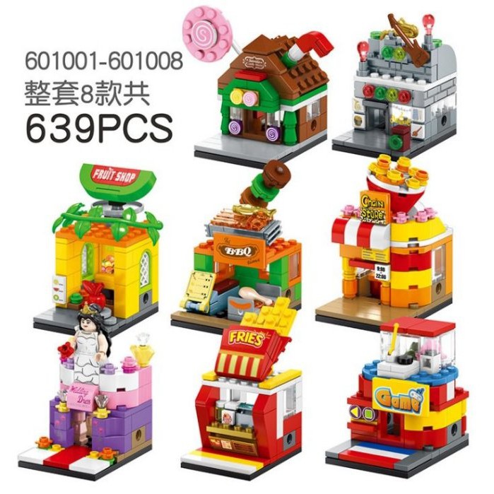 Brick SEMBO Block SMALL VERSION SD601001 - 601008 Mini World Set ...