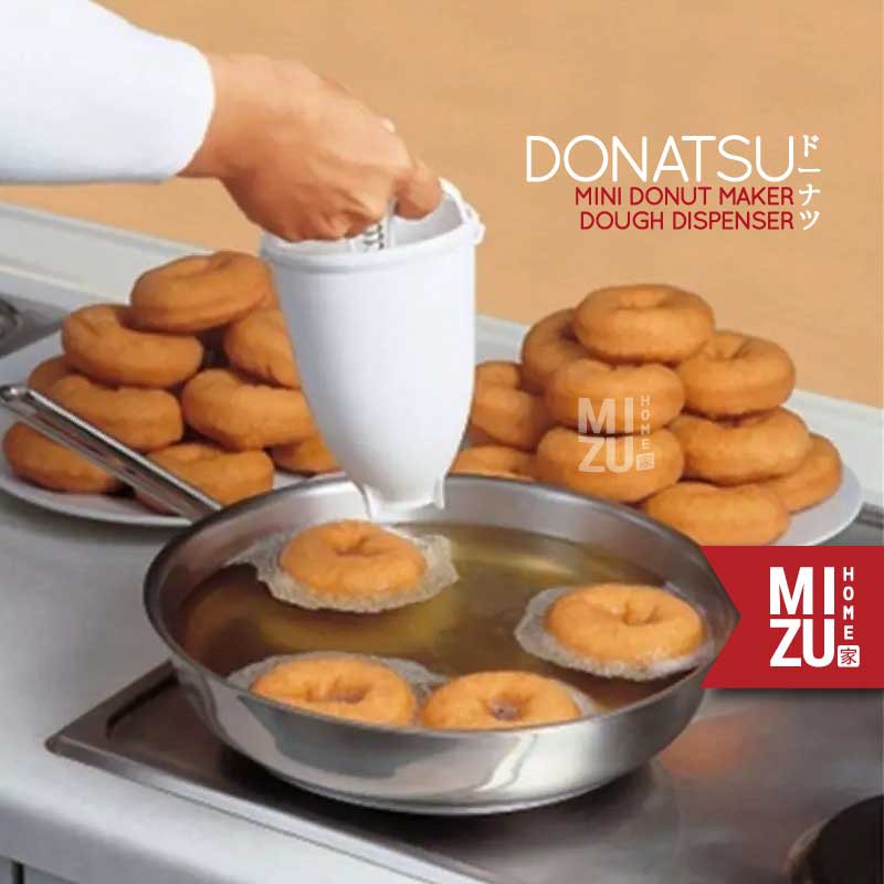 Mizu DONATSU Mini Donut Maker Donut Dough Dispenser Donut Dough Funnel ...