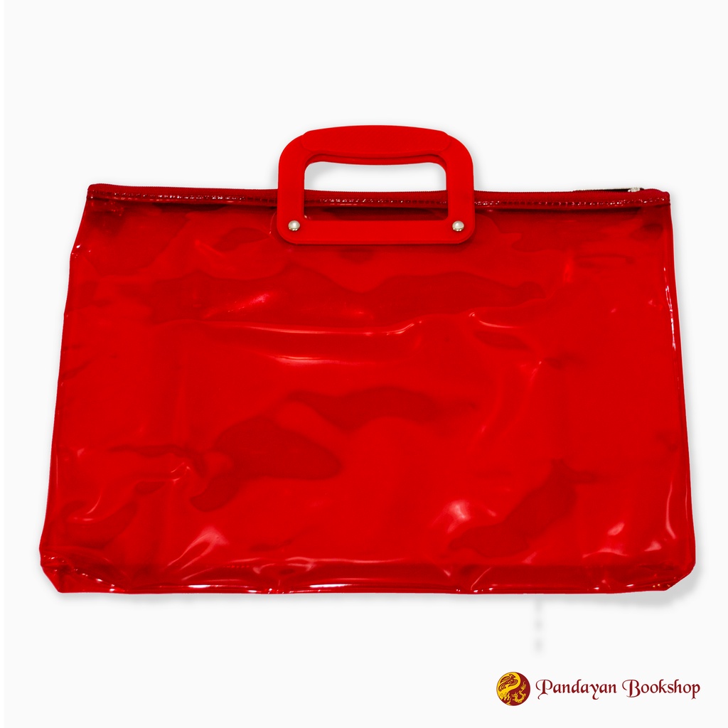 Pandayan Expandable Plastic Envelope With Handle And Zipper Lock ...