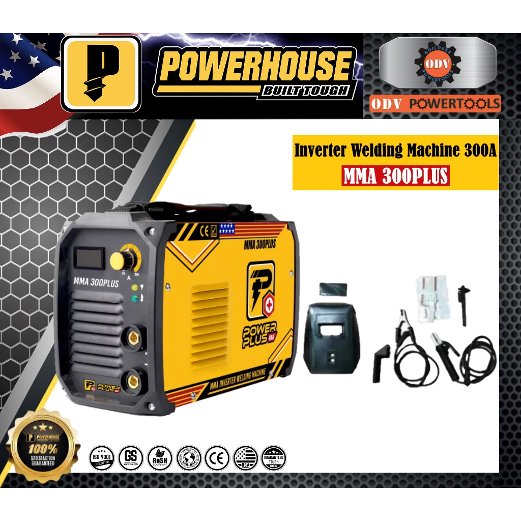 POWERPLUS (by POWERHOUSE) Inverter Welding Machine 300A (MMA 300PLUS ...