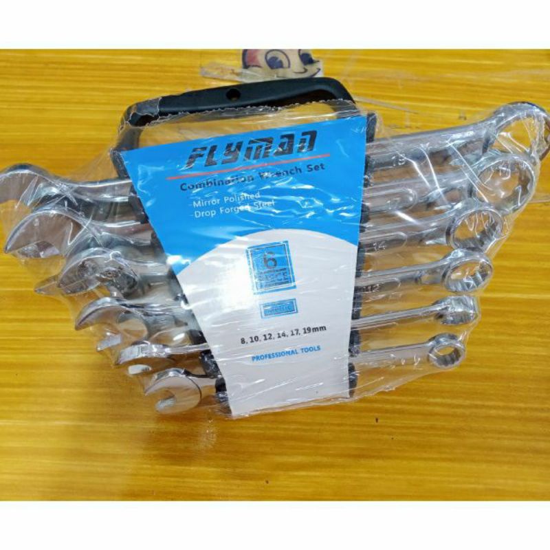 Flyman 6pcs. Combination Wrench ( 8mm - 19mm ) | Shopee Philippines