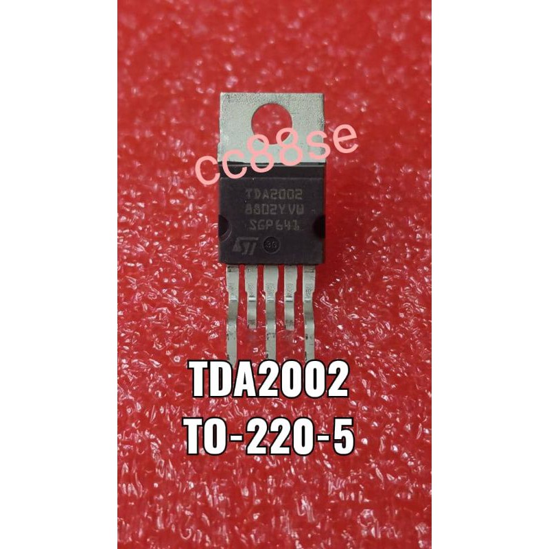 TDA2002 TO-220-5 AUDIO POWER AMPLIFIER IC | Shopee Philippines