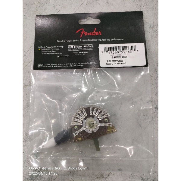 Fender 5-WAY SUPER SWITCH | Shopee Philippines