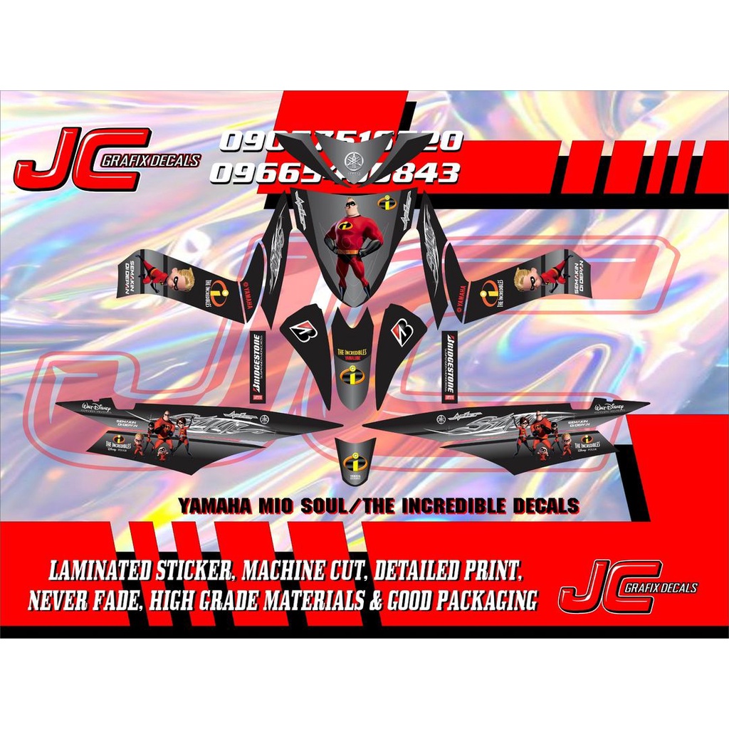Yamaha Mio Soul Concept Decals | Shopee Philippines
