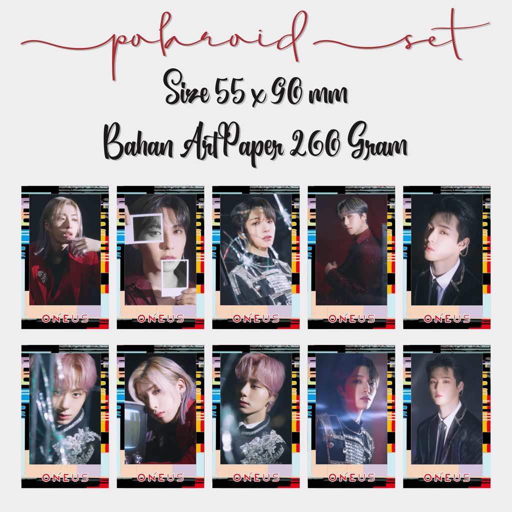 Polaroid Oneus Photocard Kpop Card Korean photo | Shopee Philippines