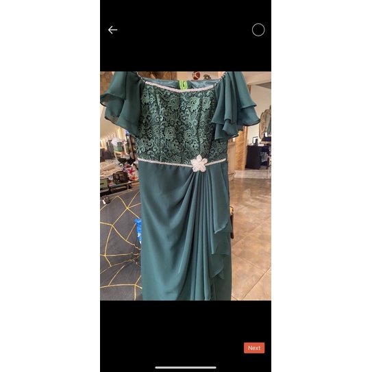 Mother of the Bride Dress/ Principal Sponsor Gown/ Secondary Sponsor Gown/ Ninang Gown | Shopee ...