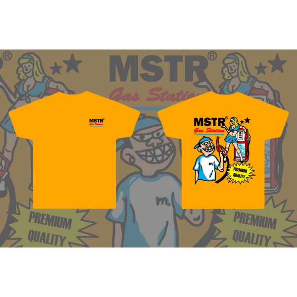 MSTR CO. - Q1 COLLECTION "GAZ" Men T-Shirt (Orange) | Shopee Philippines