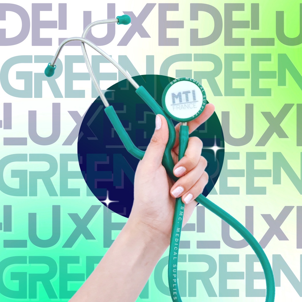 MTI France Deluxe Stethoscope (Colored) - Green | Shopee Philippines