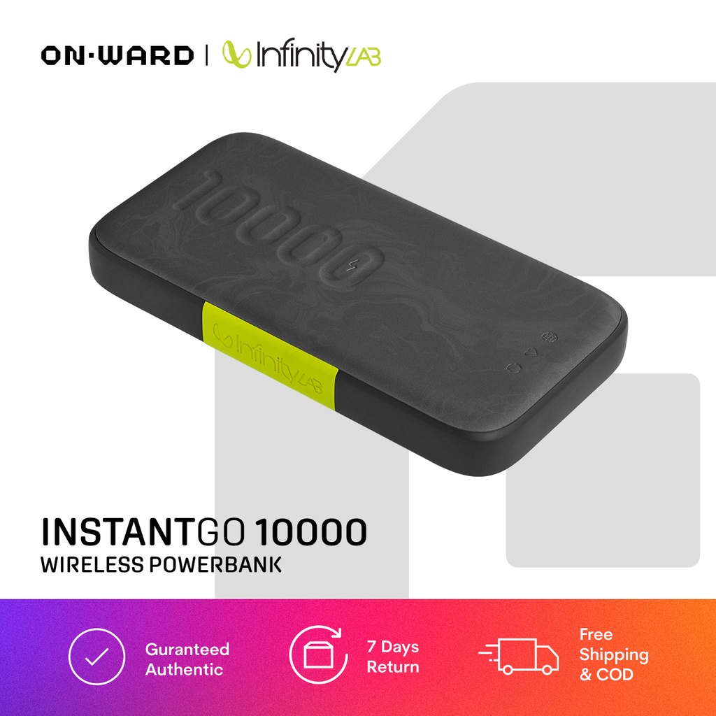 InfinityLab InstantGo 10000 Wireless Power Bank | Shopee Philippines