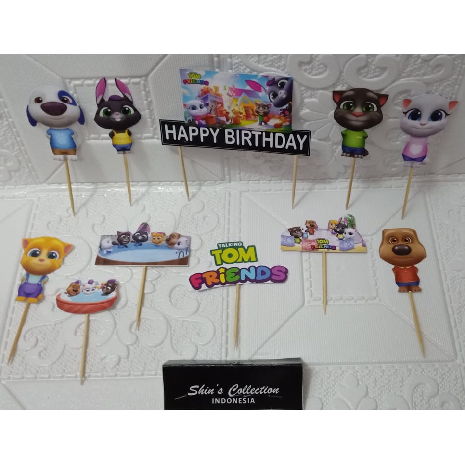 Cake Topper Tom and Friends Mini 1 set Contains 11 pcs | Shopee Philippines