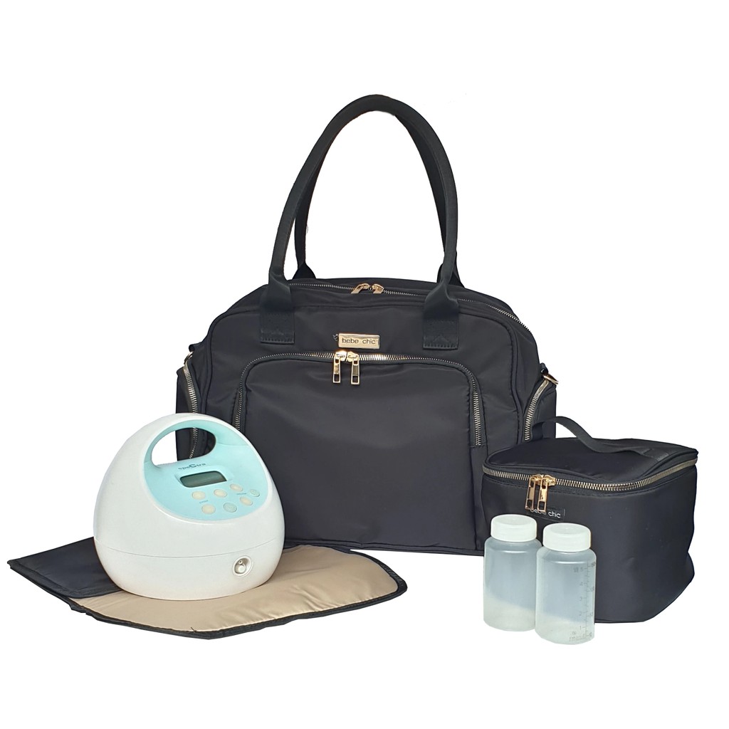 Bebe Chic Lisbon Compact Breast Pump Bag Mommy Bag Diaper Bag | Shopee ...