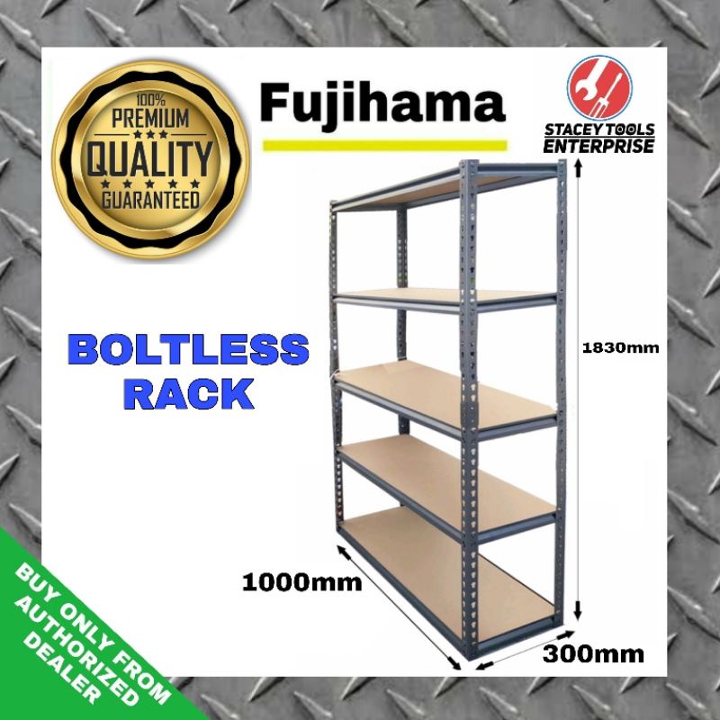 Boltless Rack Fujihama 5 layers 183cmX100cmX30cm Boltless shelf shelves ...