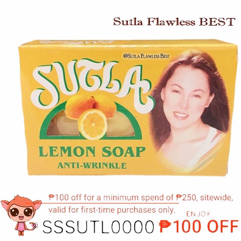 Original Sutla Lemon Soap Anti-Wrinkle -135g | Shopee Philippines