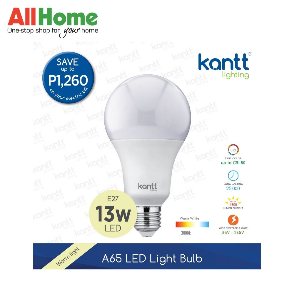 KANTT CLASSIC LED BULB 13W WW KA-A13WW | Shopee Philippines